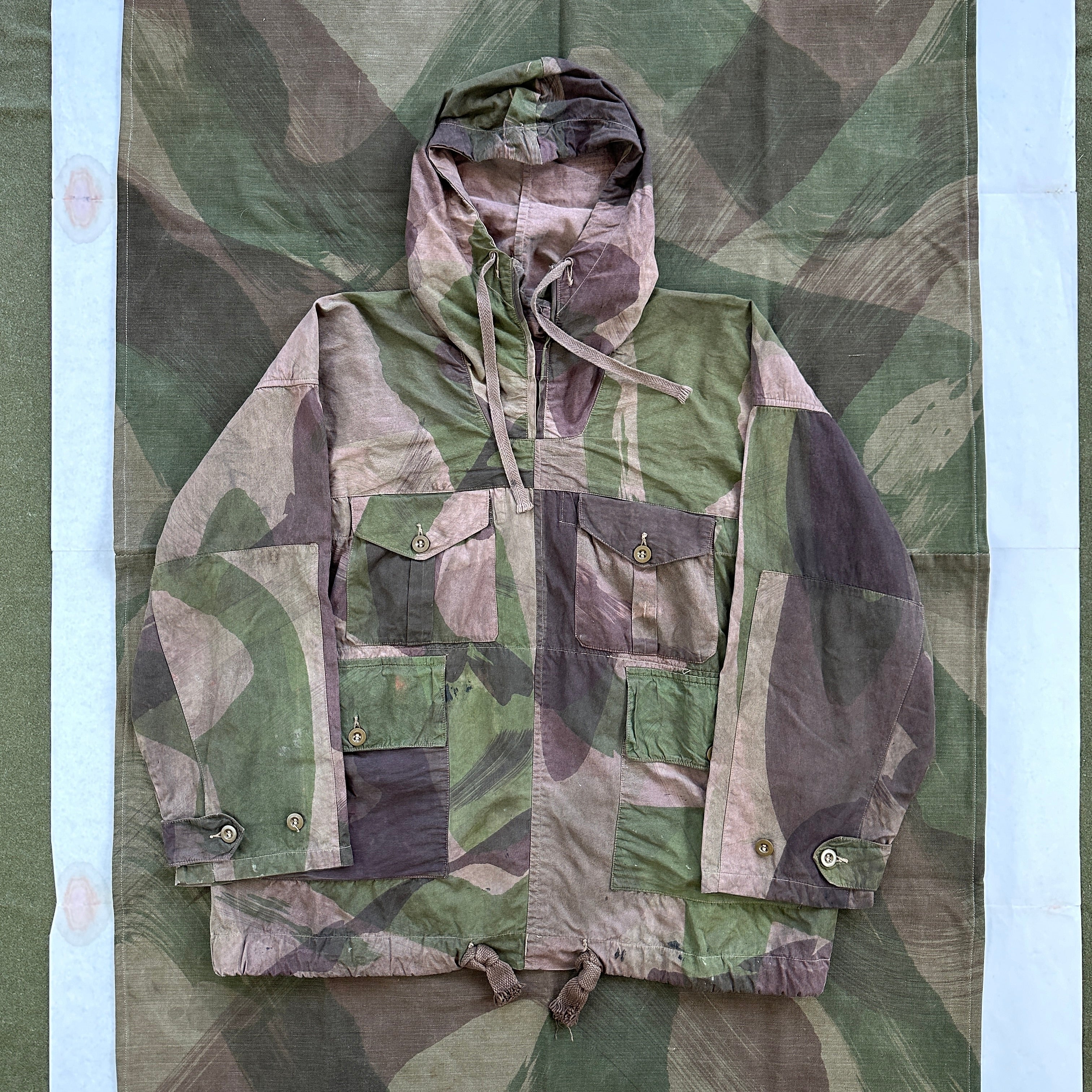 British Army WW2 Windproof Camo Smock – The Major's Tailor