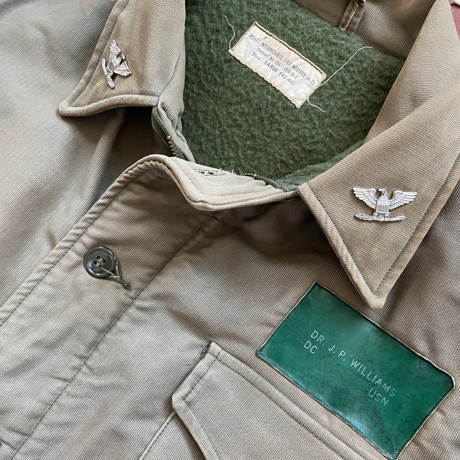 US Navy A2 Deck Jacket Jungle Cloth – The Major's Tailor