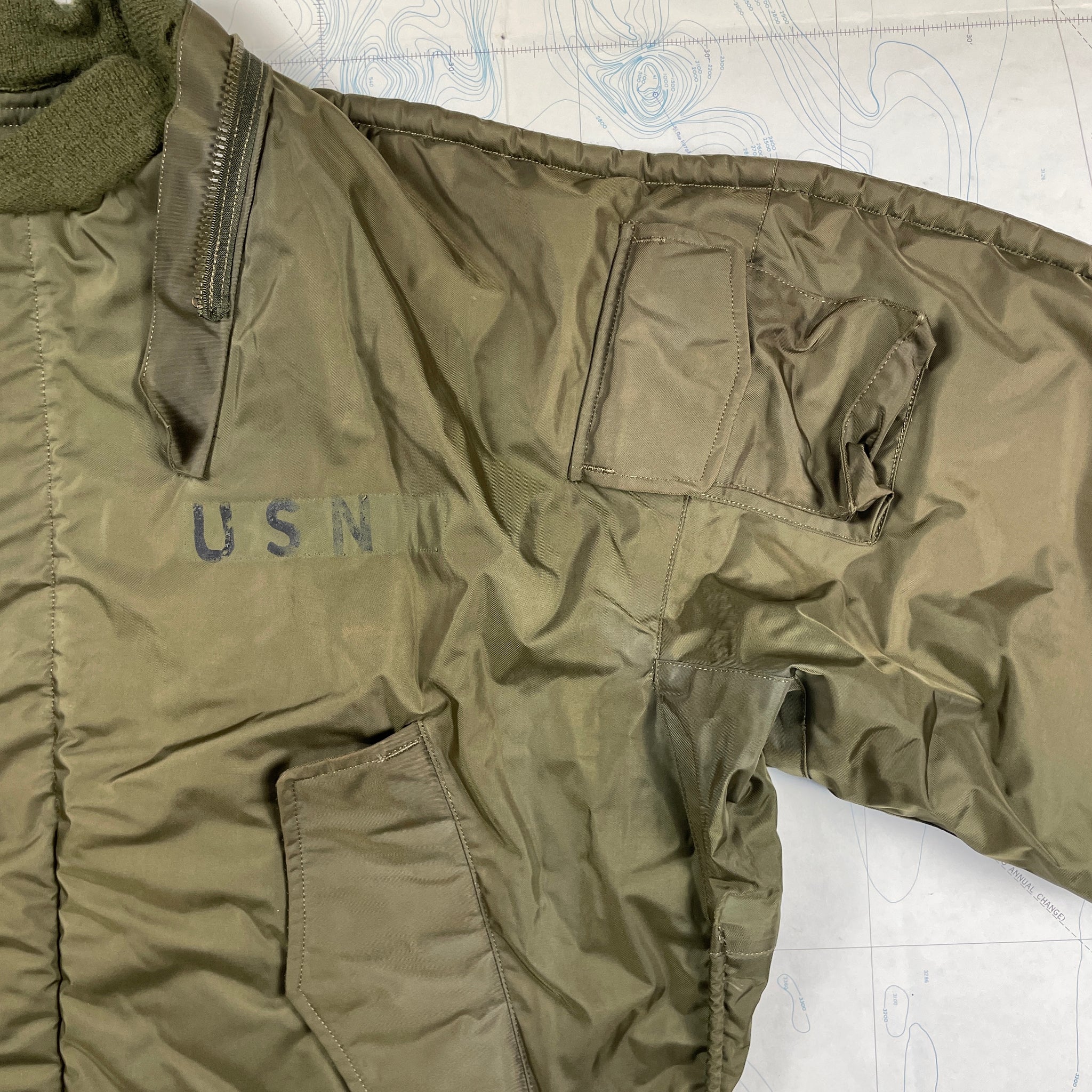 US Navy 1950s Extreme Cold Weather Deck Jacket – The Major's US Navy 1950s Extreme Cold Weather Deck Jacket – The Major's